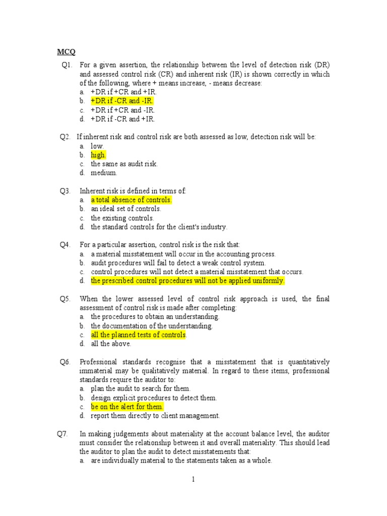 Audit Risk and Materiality Explained | PDF | Financial Audit | Audit
