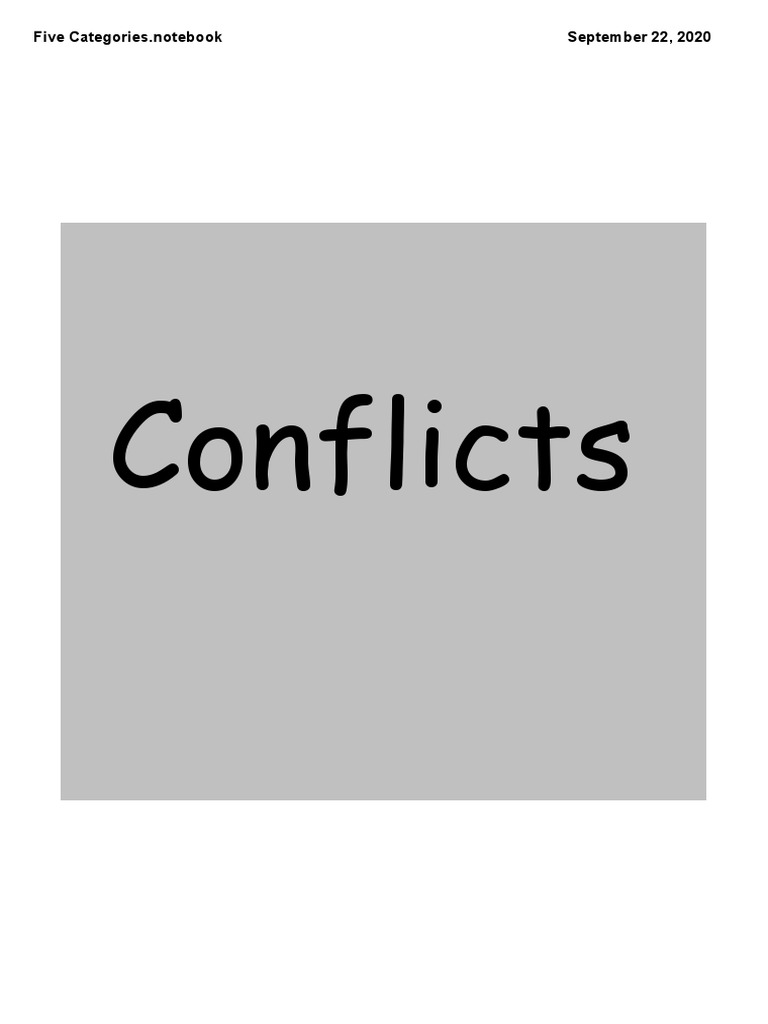 Five Categories | PDF