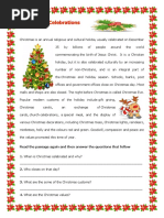 Paragraph On Christmas 4 (250 Words) | PDF | Christmas Tree | Christmas