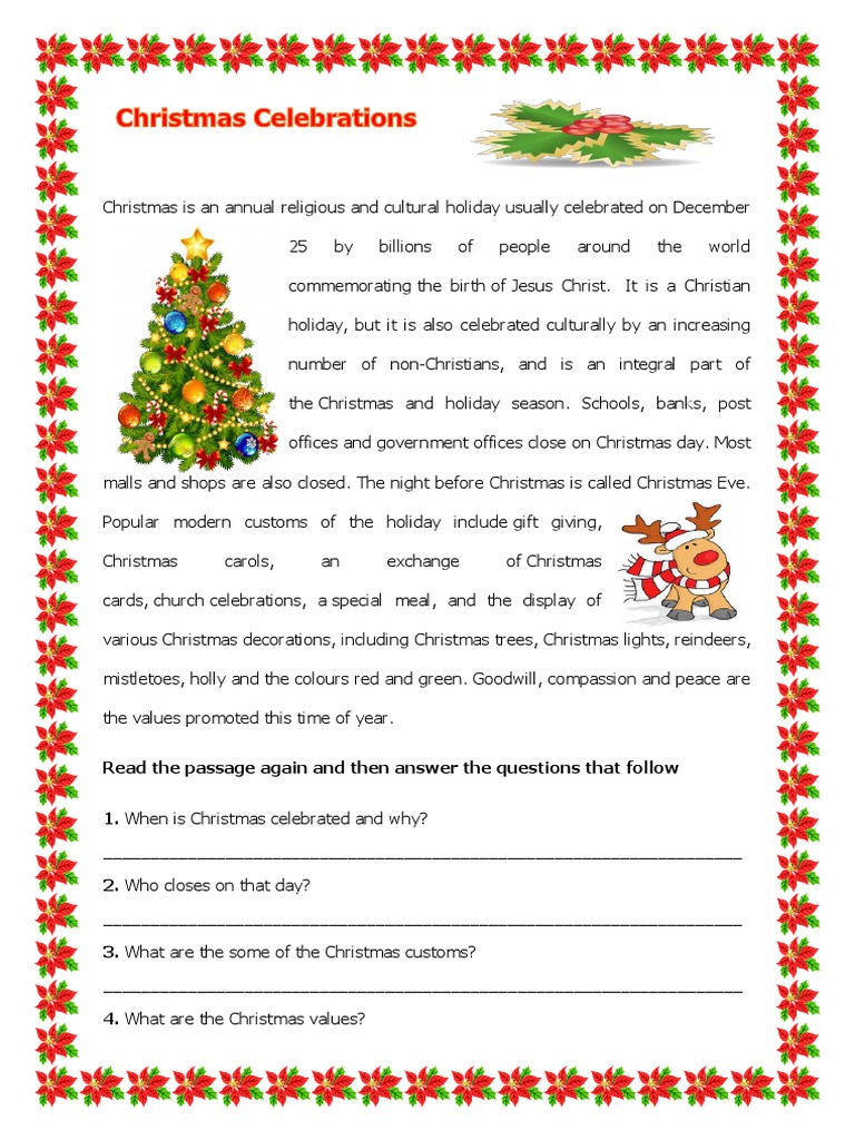 Read The Passage Again and Then Answer The Questions That Follow 1 ...