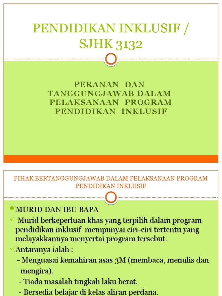 Pendidikan Inklusif | PDF