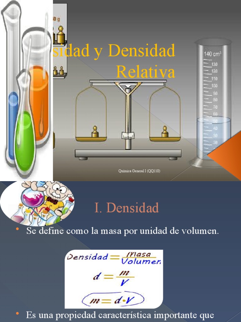 Densidad y Densidad Relativa | PDF | Densidad | Volumen