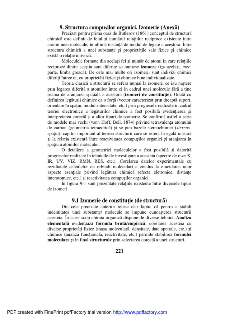 Structura Compusilor Organici. Izomeria | PDF