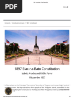 1897 Philippine Constitution | PDF | President Of The Philippines ...
