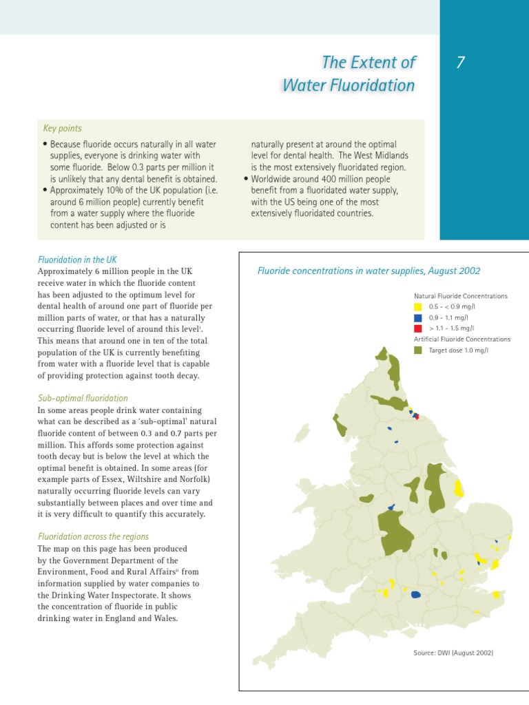 The Extent of Water Fluoridation | PDF | Fluoride | Public Health