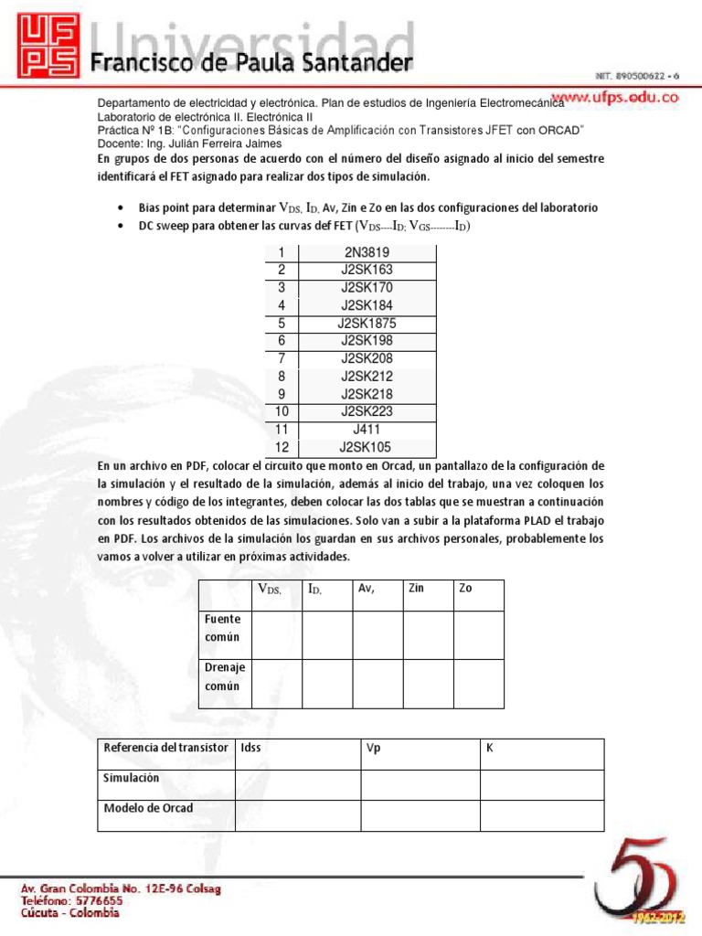 Practica 1B PDF | PDF | Transistor | Electrónica