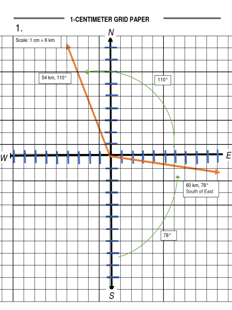 1-Centimeter Grid Paper: Scale: 1 CM 6 KM | PDF
