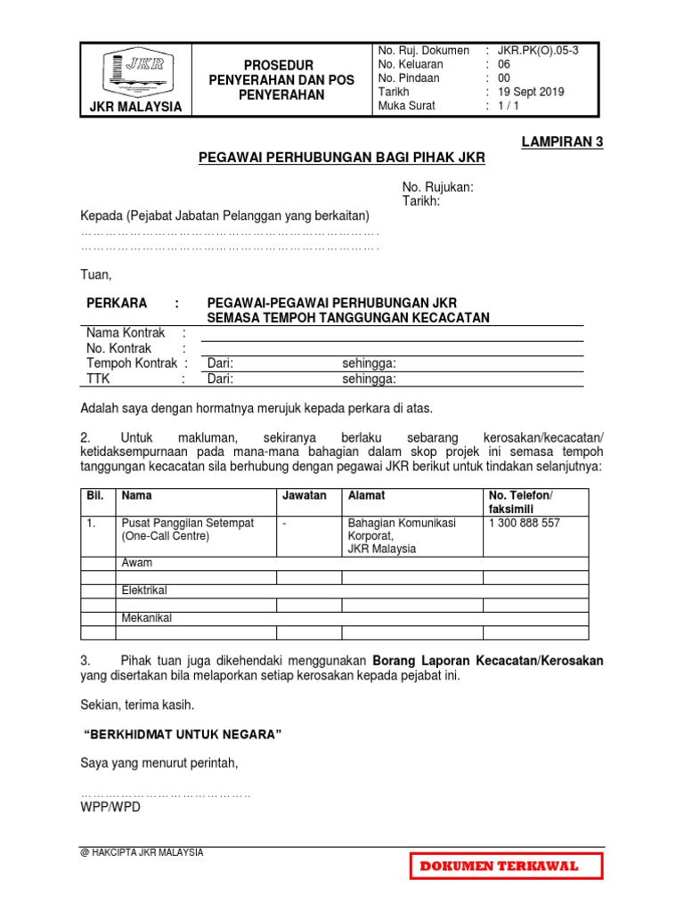 JKR PK (O) 05-3 K6 PDF | PDF