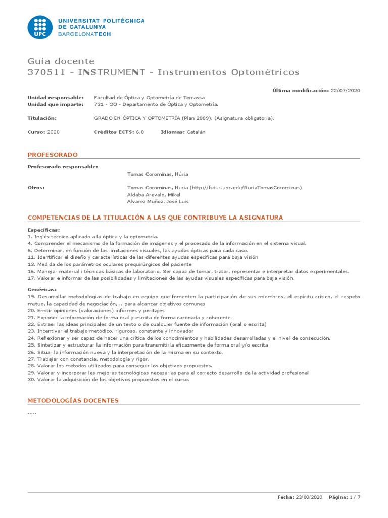 Instrumentos Optométricos: Una Guía Completa de los Principales ...