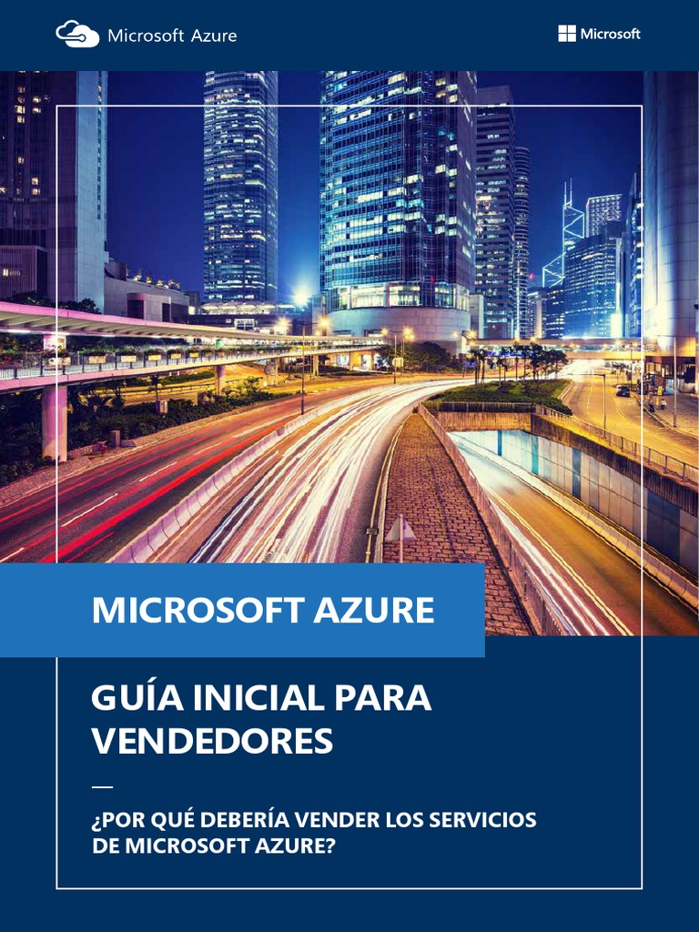 Brochure Azure Vendedores | PDF | Microsoft Azure | Computación en la nube