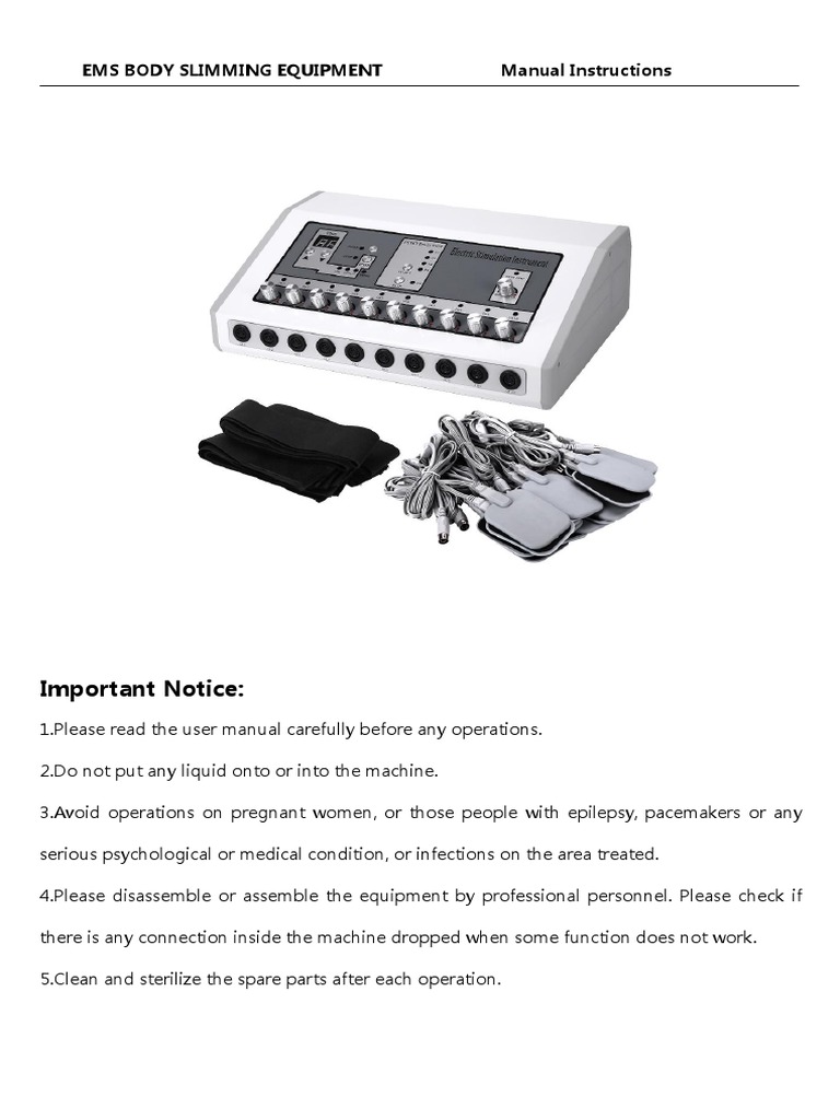 EMS MANUAL WL Kyds872 | Download Free PDF | Muscle | Arthritis
