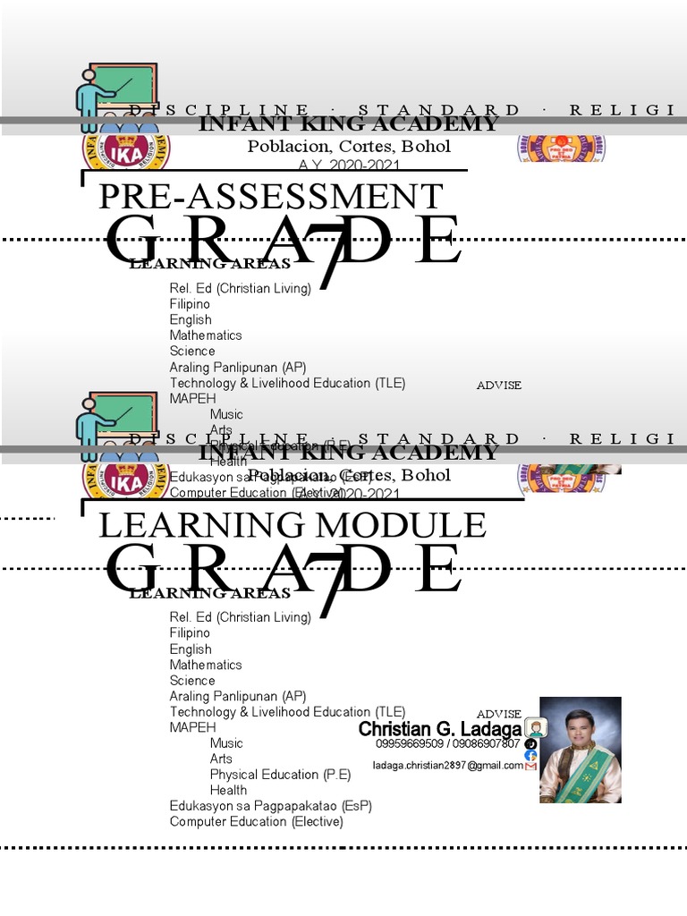 Pre-Assessment: Grade | PDF