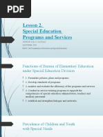 Chapter 2 - Special Education Programs and Services | PDF | Special ...