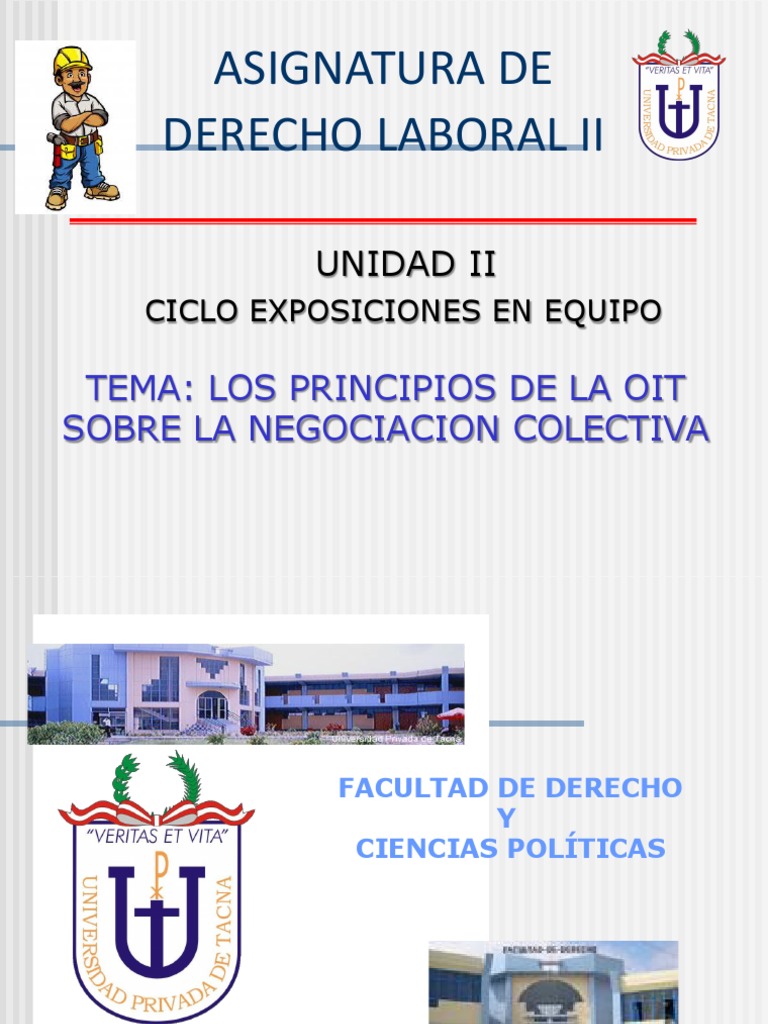 Principios OIT en Negociación Colectiva | PDF | Organización ...