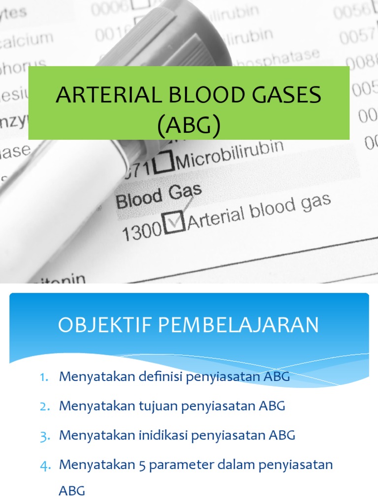 Arterial Blood Gases (ABG) | PDF