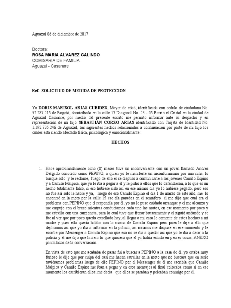 Oficio Comisaria | PDF | Violencia