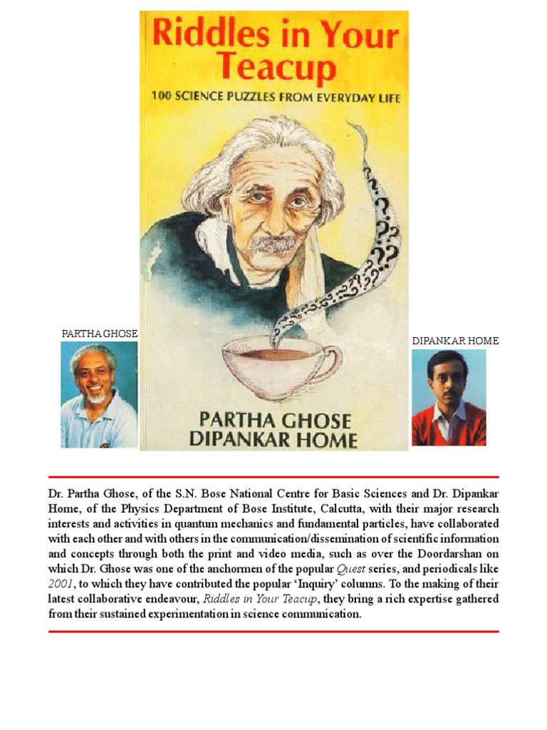 Partha Ghose Dipankar Home | PDF | Philosophy