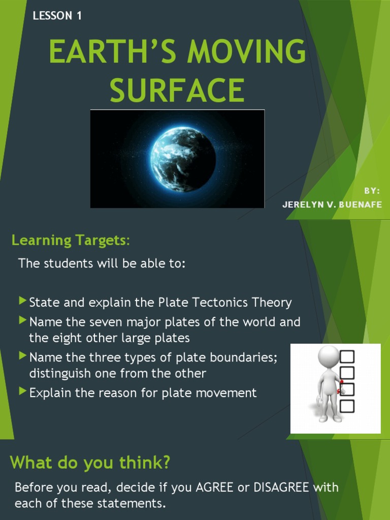 Earth's Moving Surface | PDF