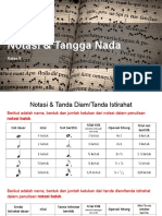 Menulis Partitur Not Angka | PDF