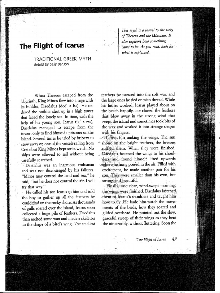 Flight of Icarus | PDF