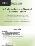 DBT Case Formulation Template - Brief Format | PDF