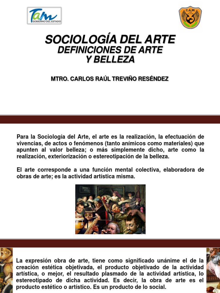 Definiciones de Arte y Belleza | PDF | Belleza | Estética