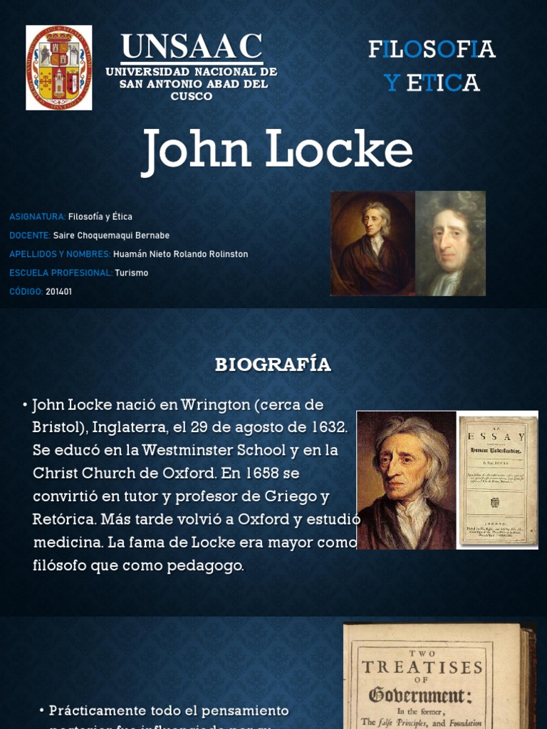 John Locke.. | PDF | John Locke | Teorías filosóficas