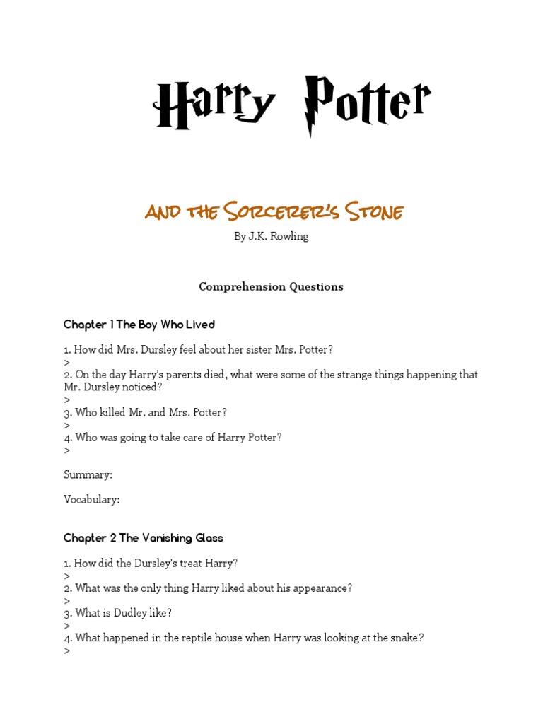 MODULE Harry Potter and The Sorcerer's Stone | PDF | Harry Potter ...