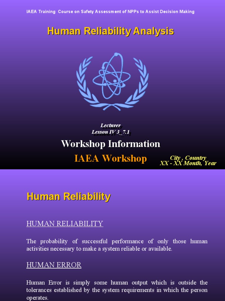 Human Reliability1 | PDF | Reliability Engineering | Cognition