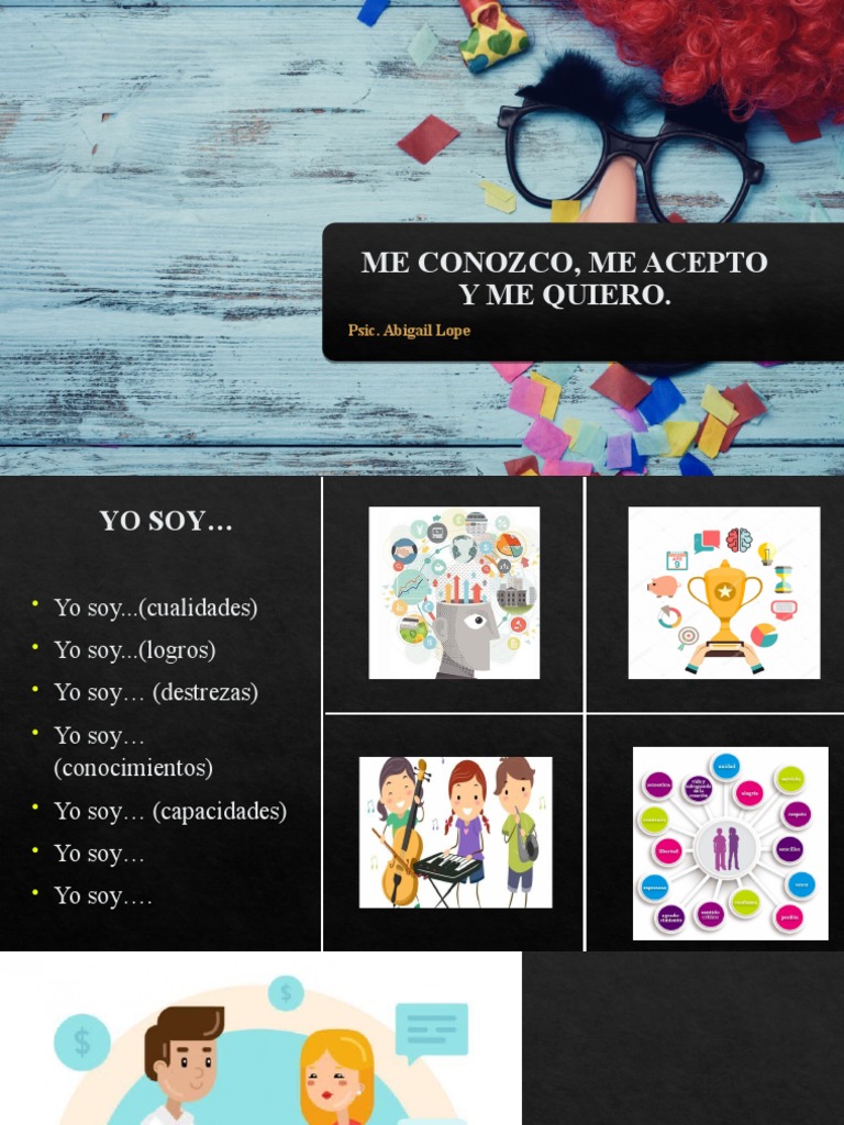 Me Conozco, Me Acepto y Me Quiero | PDF | Autoestima | Psicología clínica