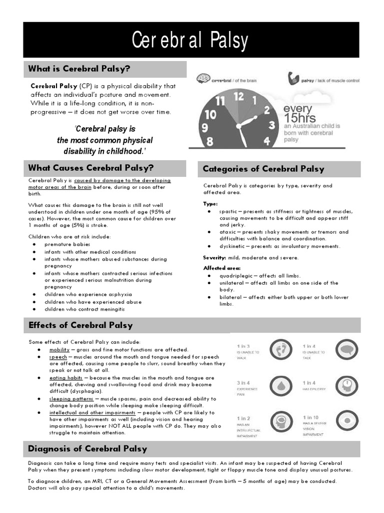 What Is Cerebral Palsy? | PDF | Cerebral Palsy | Human Diseases And ...