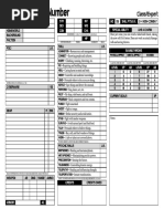 Vampire: The Masquerade Character Sheet | PDF