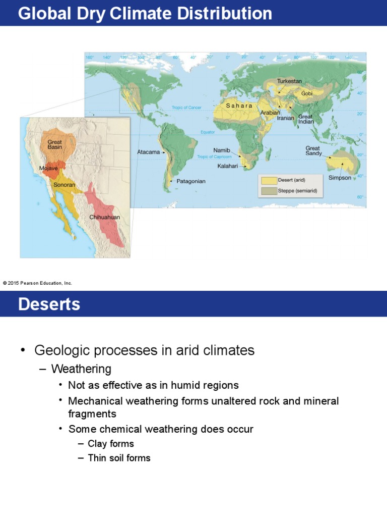 Geologic Processes in Arid Climates | PDF | Dune | Desert
