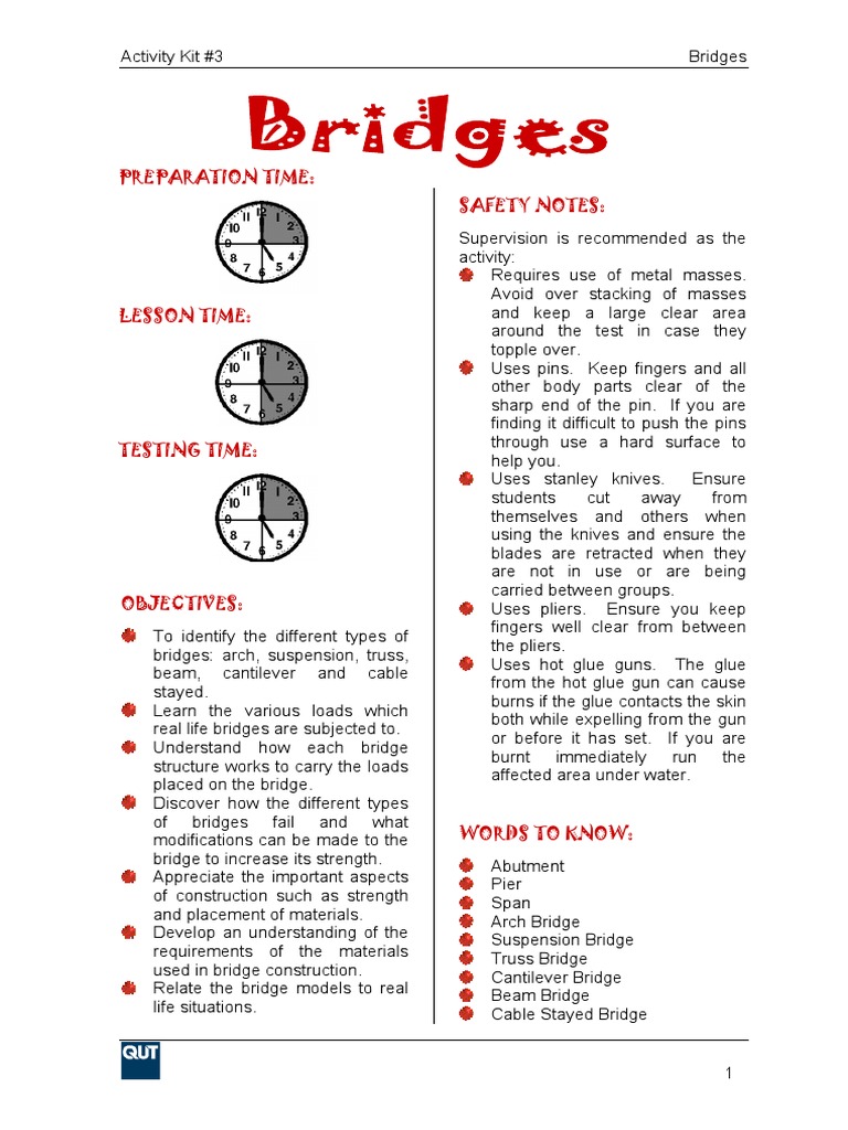 Build Bridges and Test Their Strength | PDF | Bridge | Truss