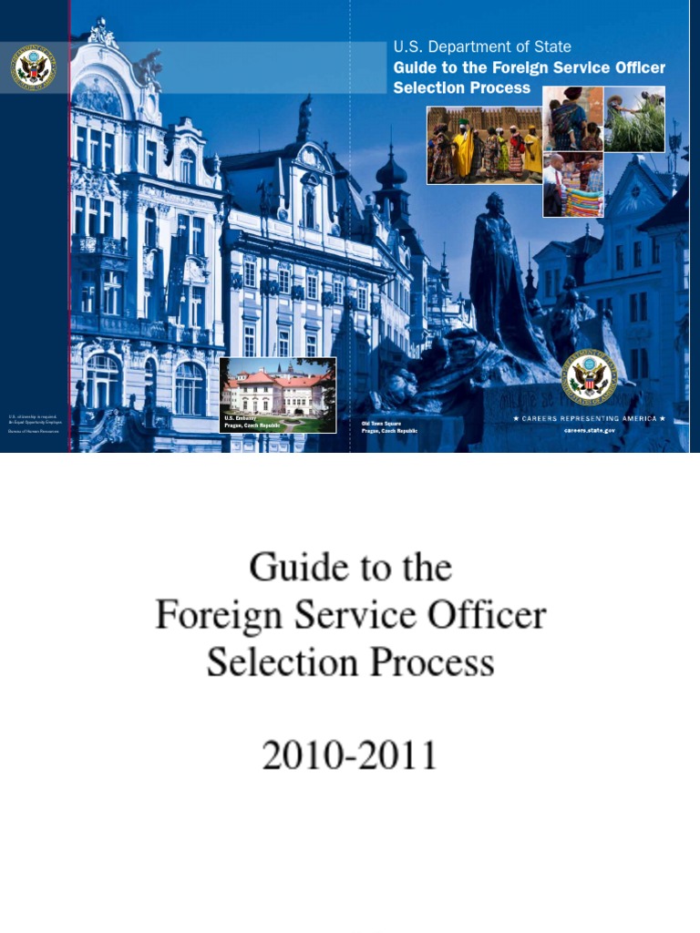 Guide To The Foreign Service Officer Selection Process: U.S. Department ...