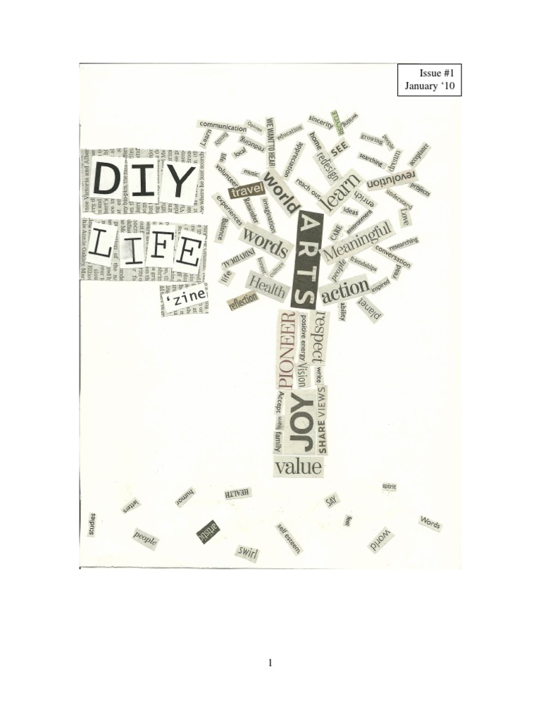 DIY Life Zine: Issue #1 | PDF | Predation | Recycling