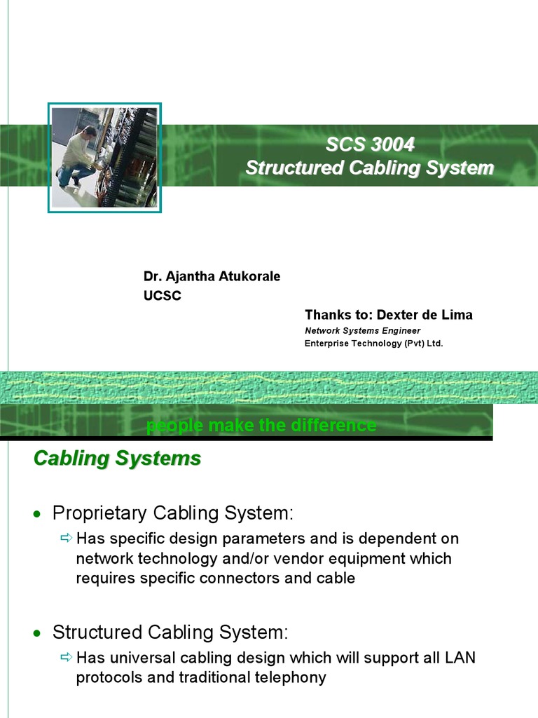 SCS 3004 Structured Cabling System | PDF