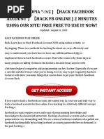 How To Hack Facebook Accounts - New Methods (Another Highly Detailed ...