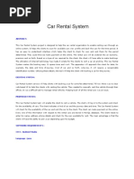 Introduction Car Rental System | PDF | Car Rental | Renting