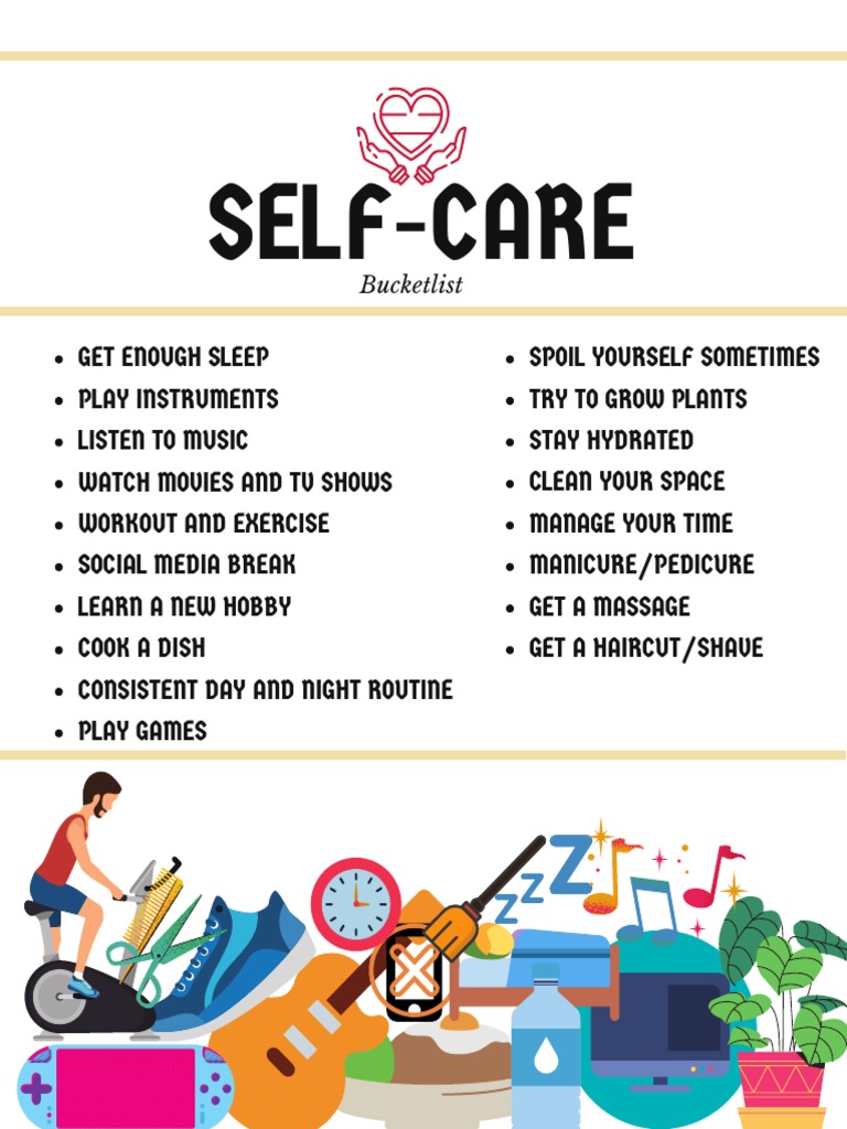 Self-Care Bucket List PDF | PDF