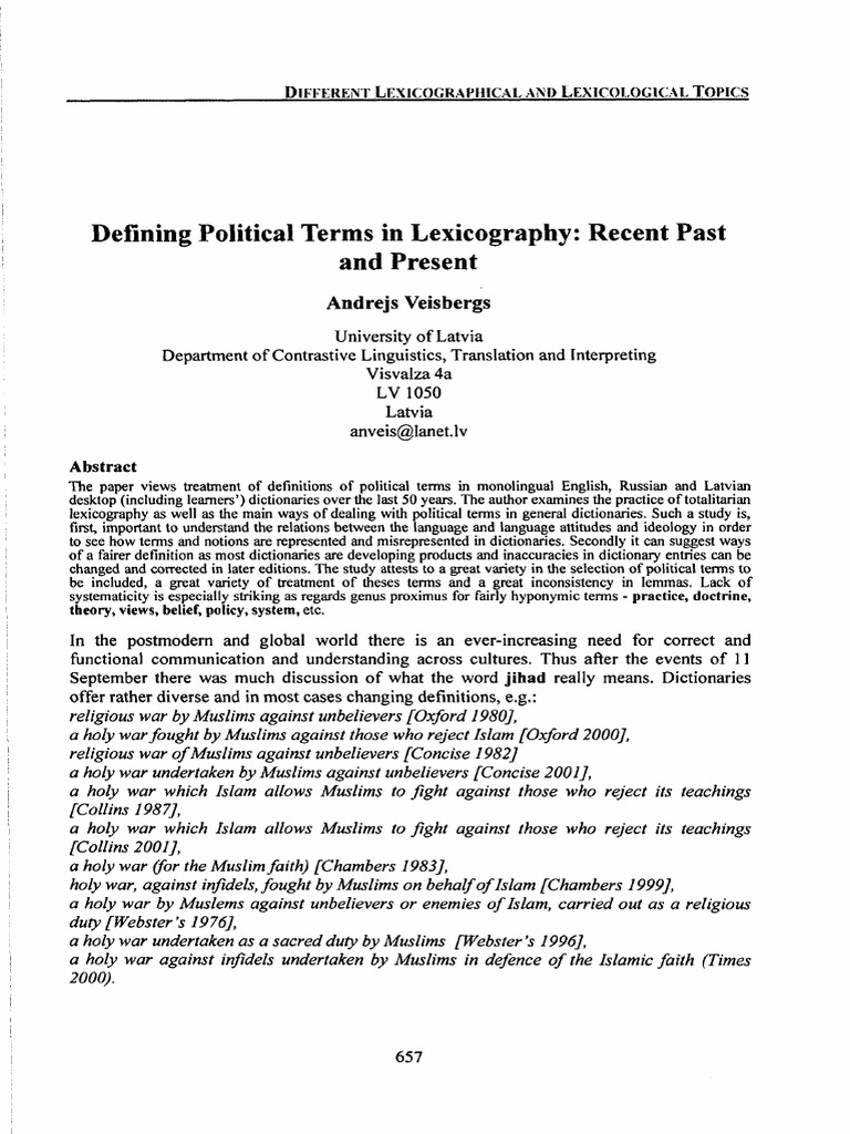 072 - 2002 - V2 - Andrejs Veisbergs - Defining Political Terms in ...