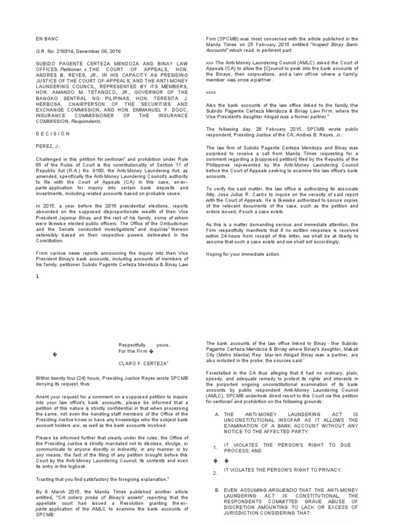 Accounts" Which Read, in Pertinent Part | PDF | Extradition | Due ...