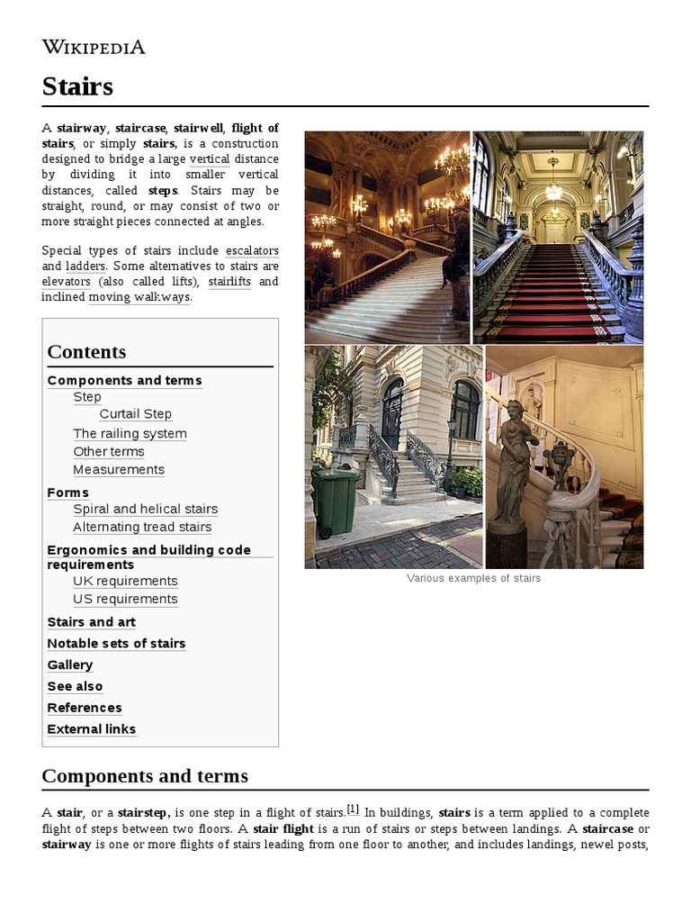 Stairs: Various Examples of Stairs | Download Free PDF | Stairs ...