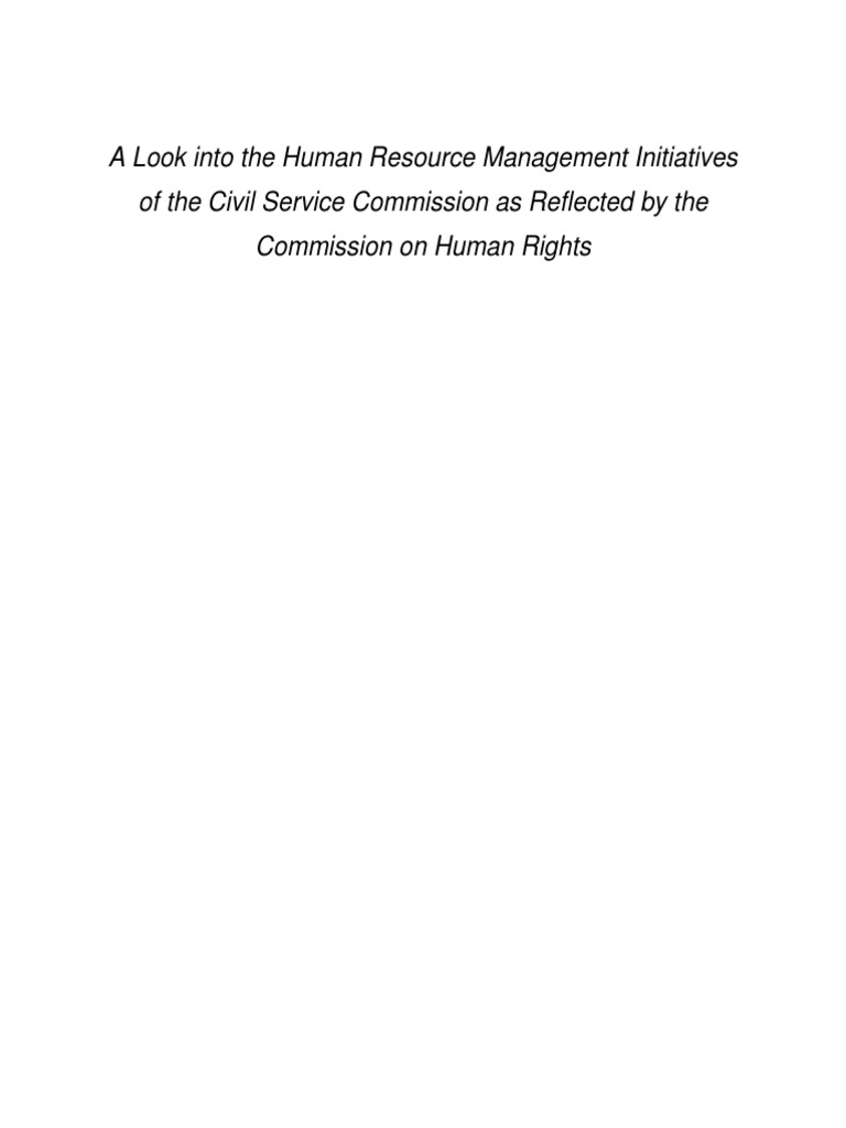 Human Resource Paper | Download Free PDF | Competence (Human Resources ...