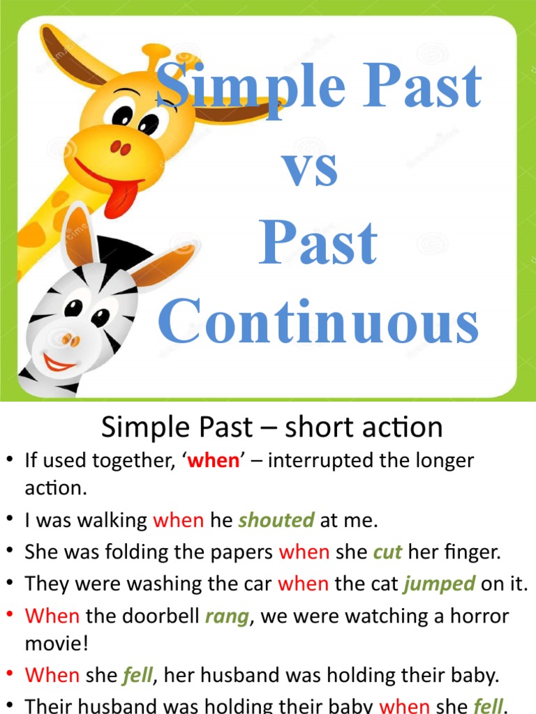 Simple Past vs Past Continuous Guide | PDF | Language Arts & Discipline