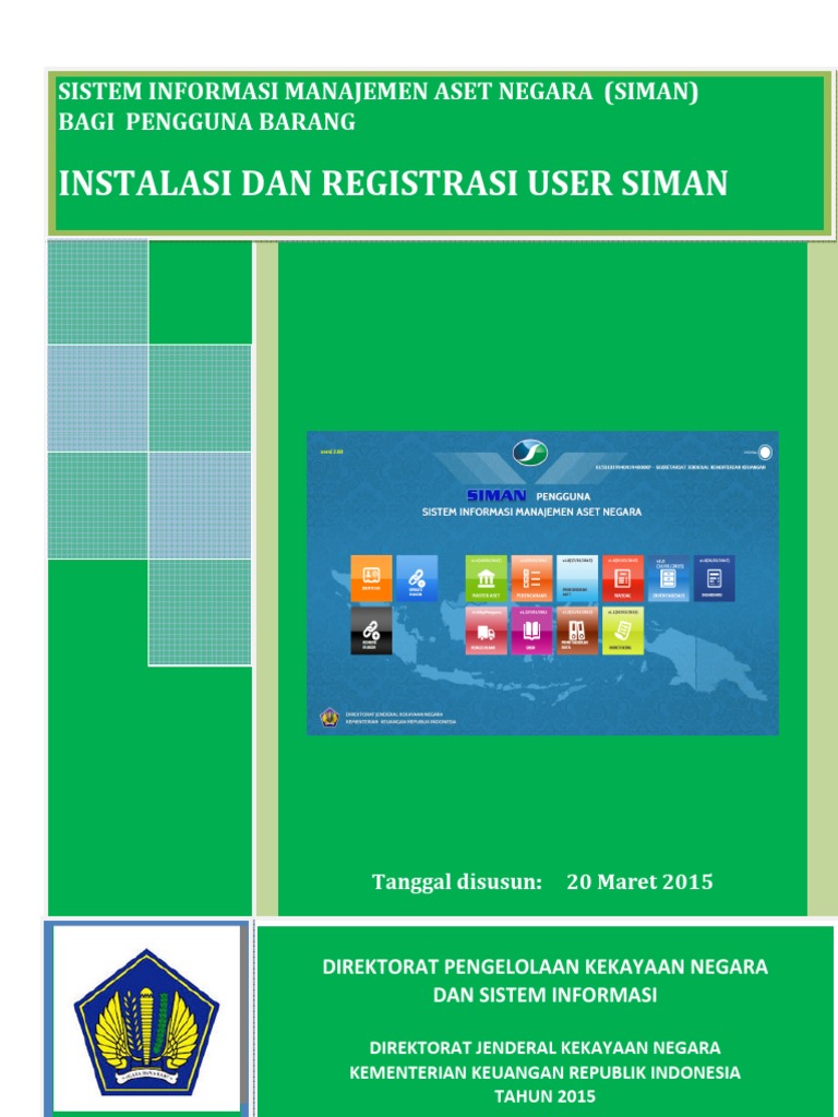 Instalasi Dan Registrasi User Siman PDF | PDF
