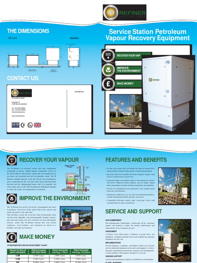 VR Refiner: Enhance Fuel Recovery Systems | PDF | Gasoline | Volatile Organic Compound