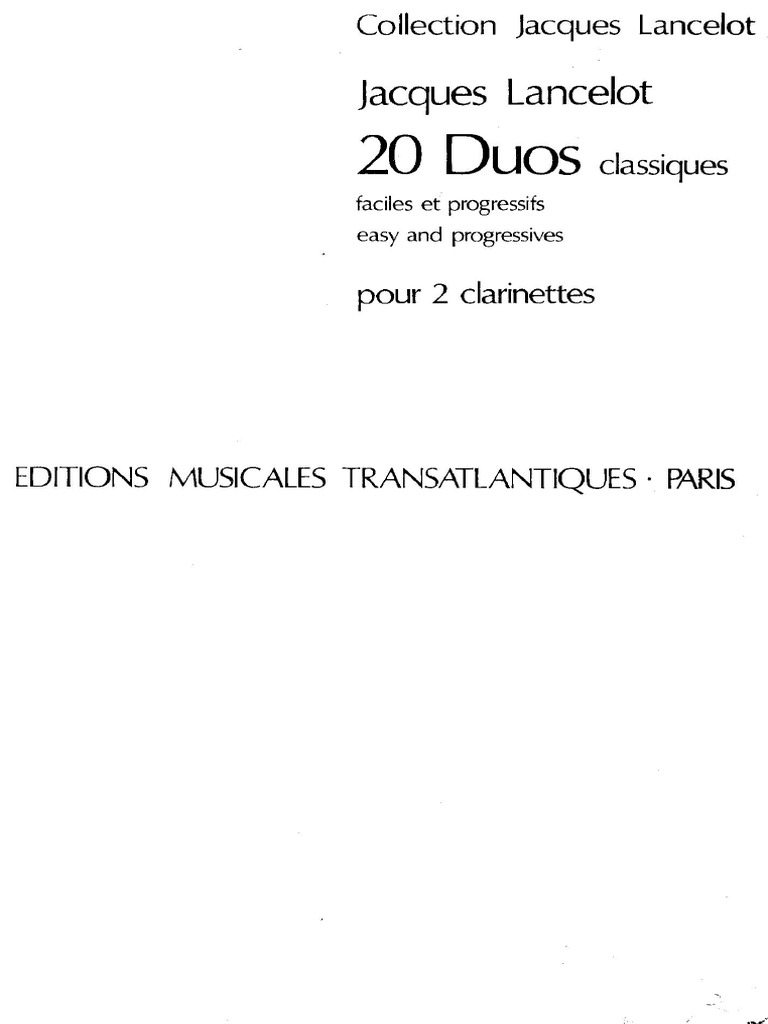 20 Duos Lancelot | PDF