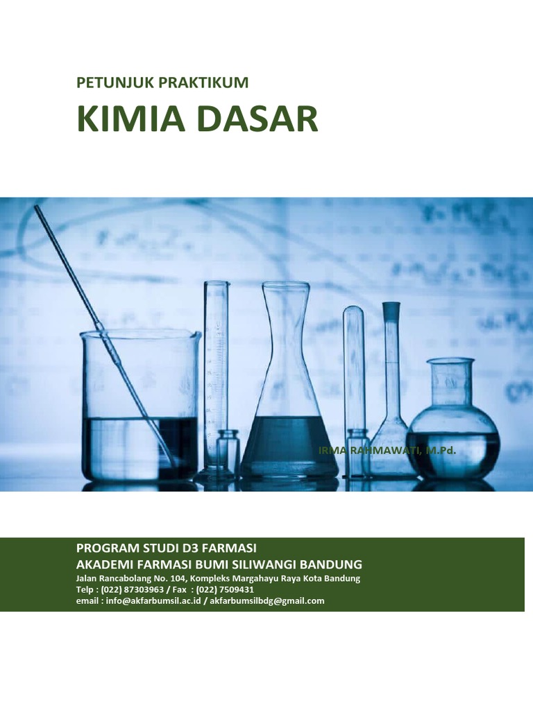 2020 Modul Praktikum Kimia Dasar | PDF