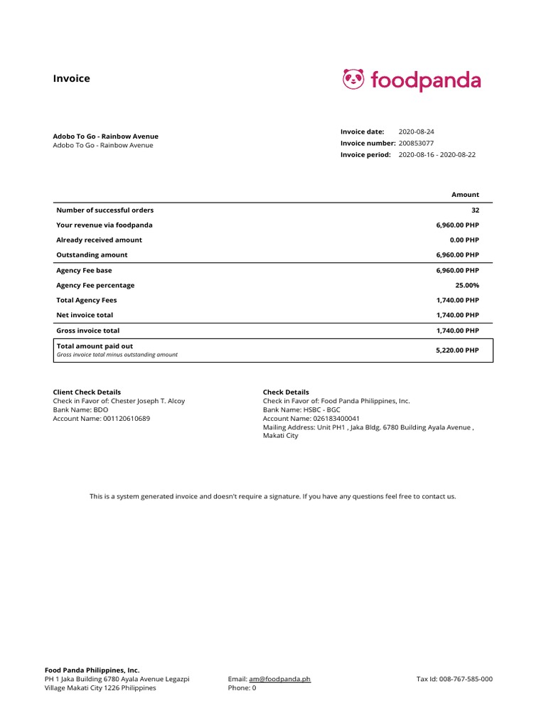Invoice: Gross Invoice Total Minus Outstanding Amount | PDF | Invoice ...
